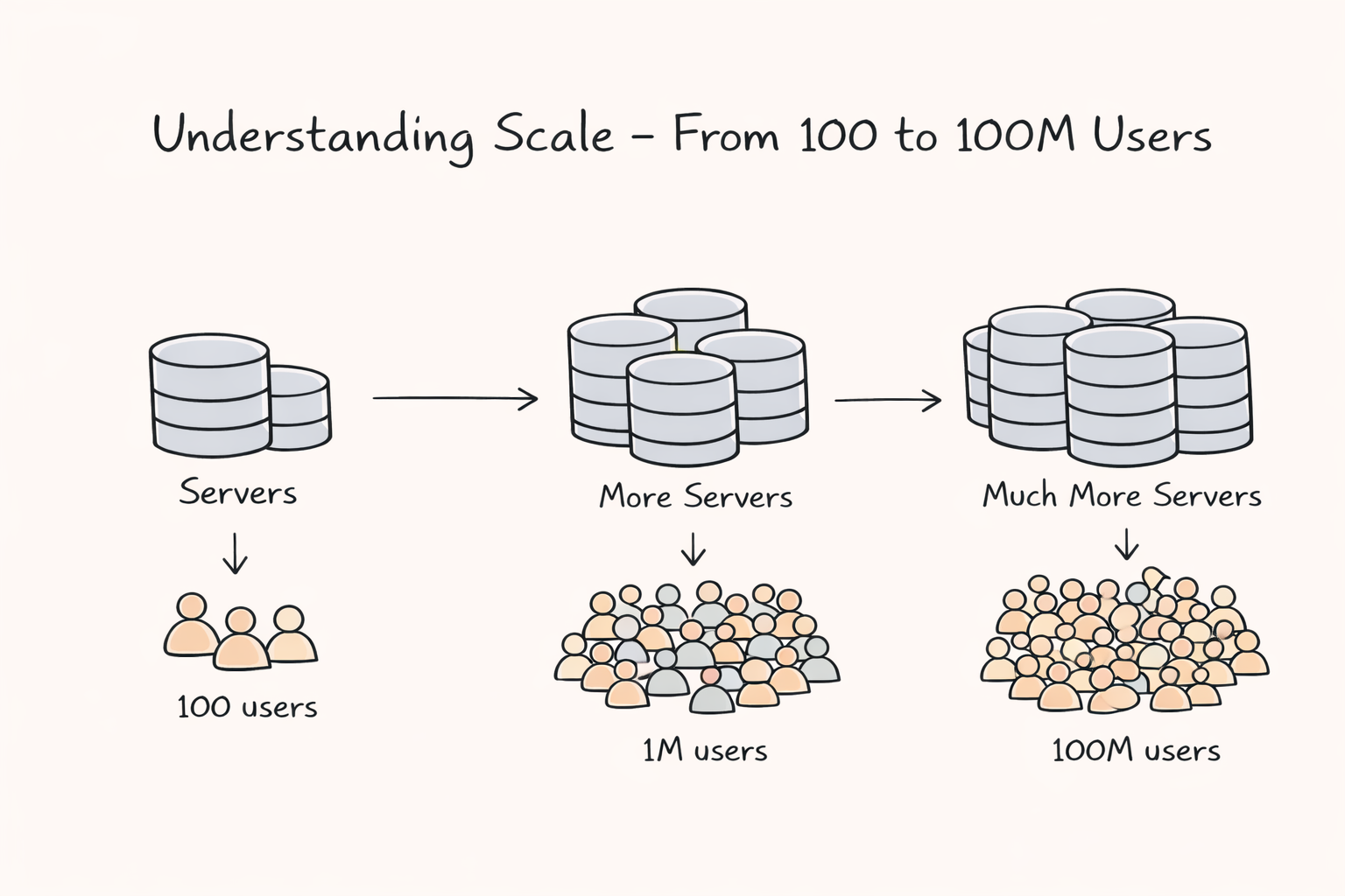 Understanding Scale - From 100 to 100M Users | System Design ...